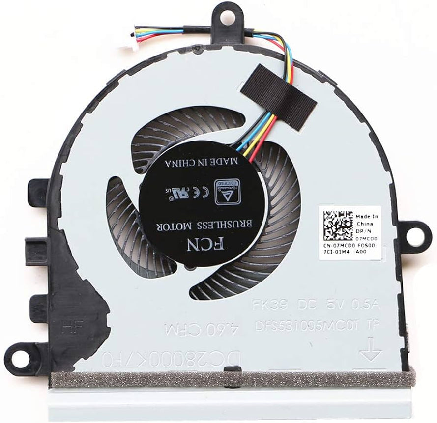 Dell Inspiron 15 3593 5593 5575 3585 5570 Laptop Fan Type A 07MCD0