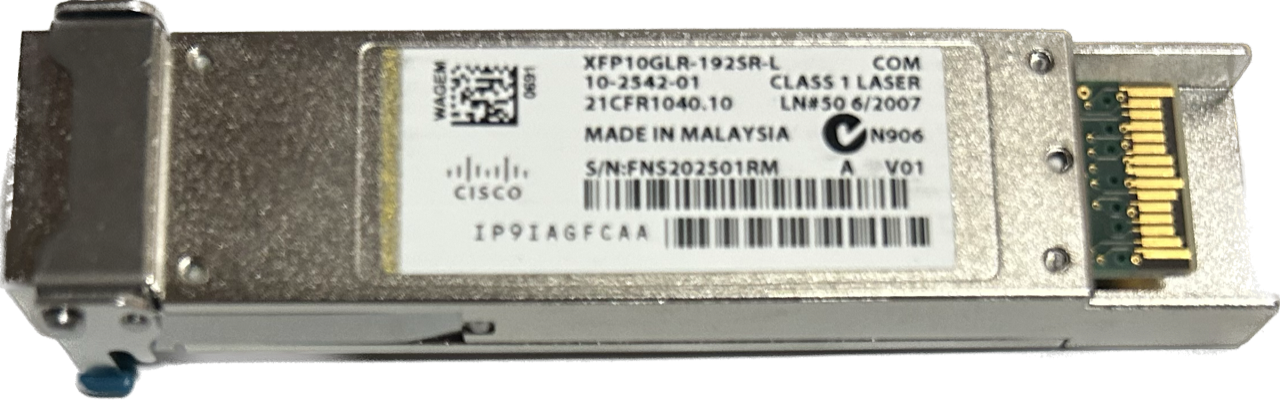 Genuine Cisco 10-2542-01 10Gbps Single-mode Fiber 10km Connector XFP T