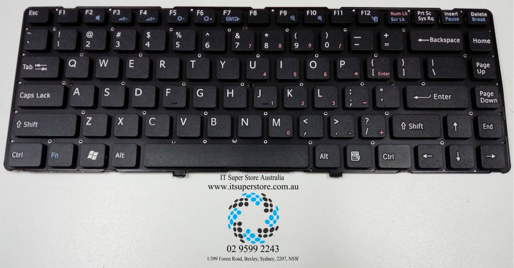 Sony Vaio VPCEA15FG PCG-61212W Replacement Laptop Keyboard without Bra